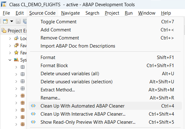How to Clean Your ABAP Code with One Keystroke Using ABAP Cleaner